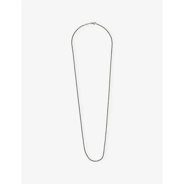 THOMAS SABO Venezia Chain Blackened Sterling-silver Necklace - Silver-coloured
