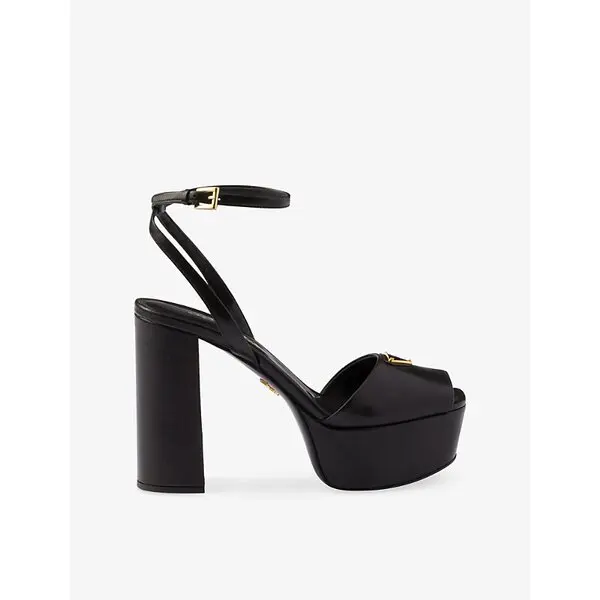 Prada Nappa Leather Platform Sandals