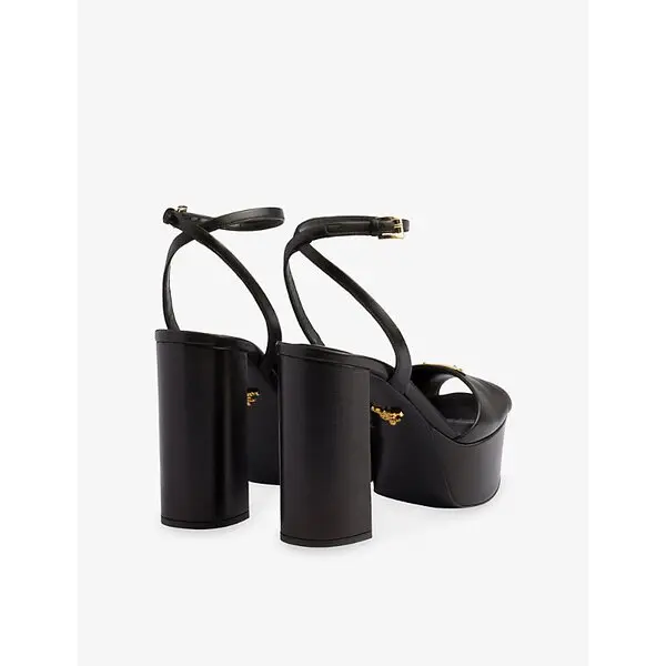 Prada Nappa Leather Platform Sandals