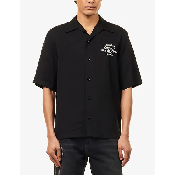 Amiri Eagle Camp-collar Woven Shirt