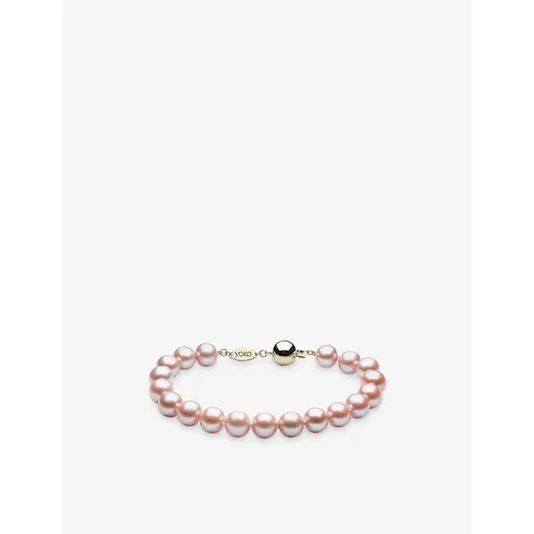 Yoko London Classic Pearl Bracelet - 18ct Yellow Gold