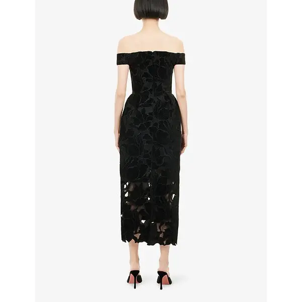 dresses lace women Olandria Lace Twist Maxi Dress