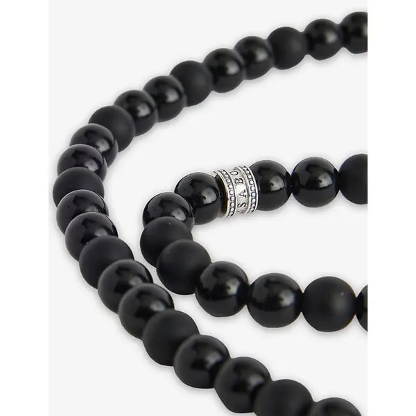 THOMAS SABO Talisman Beaded Onyx Necklace