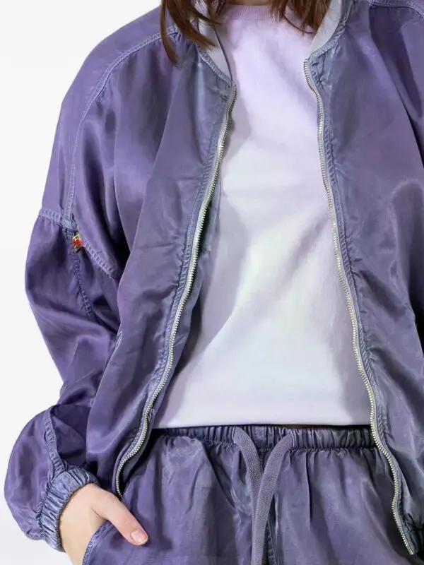 FREECITY Satin Bomber Jacket