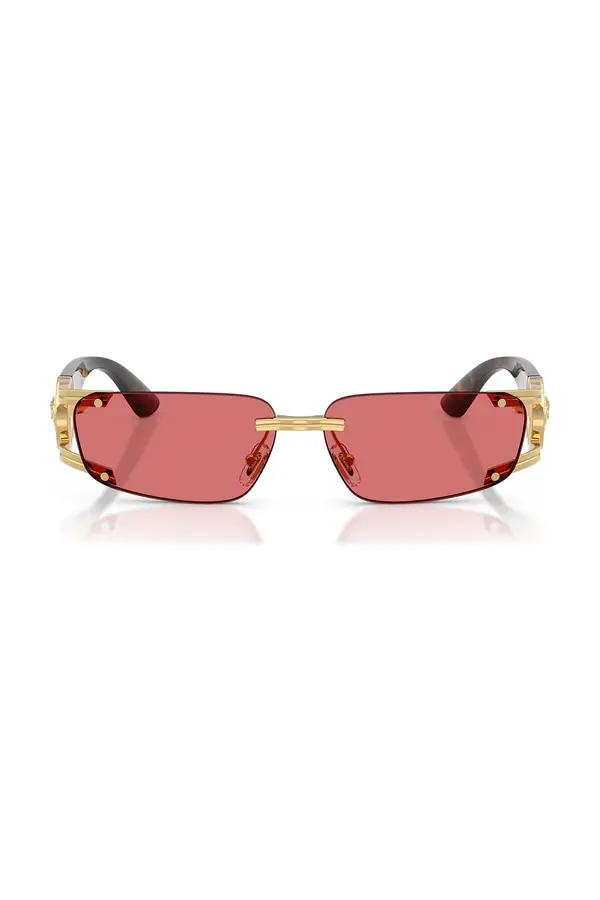 Versace Rectangle Sunglasses With Frame