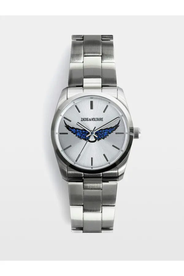 Zadig&Voltaire Strass Wings Watch - Blue