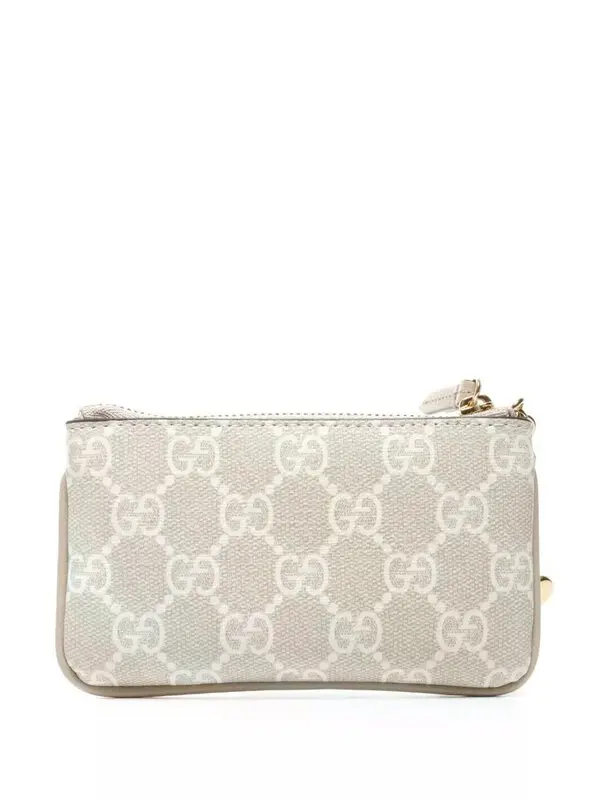 Gucci Ophidia Gg Supreme Key Case - Neutrals