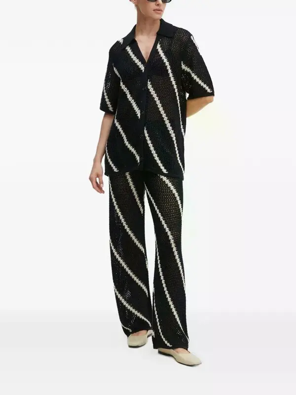 SAMSOE SAMSOE Striped Knitted Trousers