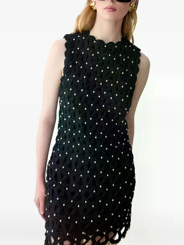 Carolina Herrera Crocheted Mini Dress