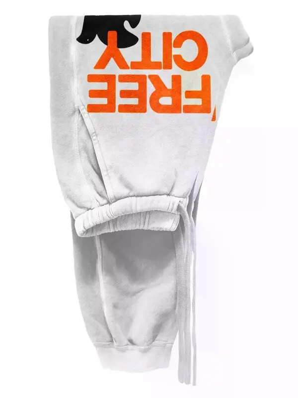 FREECITY Sunfades Drawstring Sweatpants - White