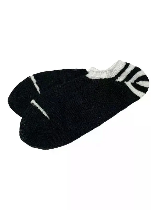 ANTIPAST Striped Socks - Black