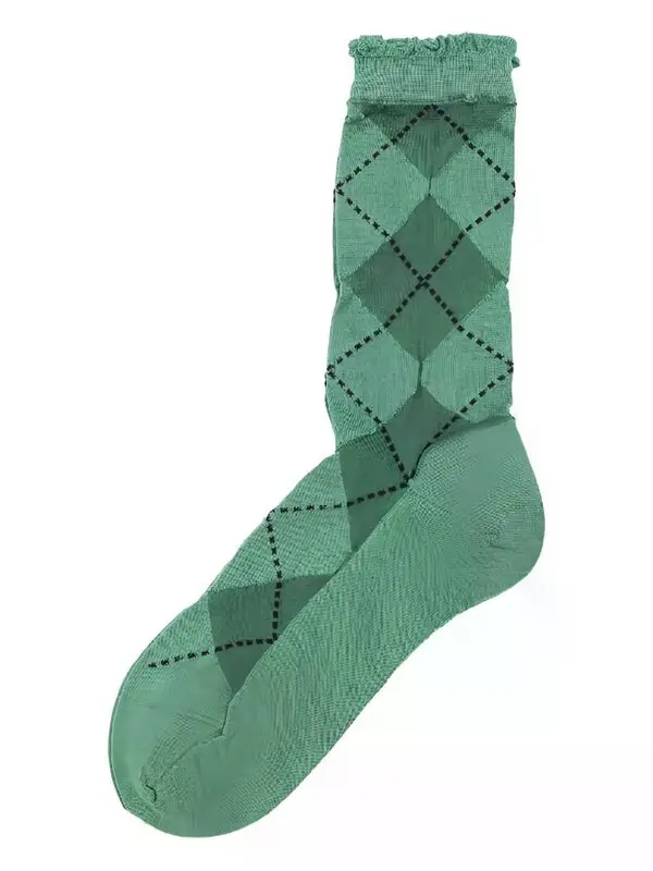 ANTIPAST Argyle Knit Socks - Green