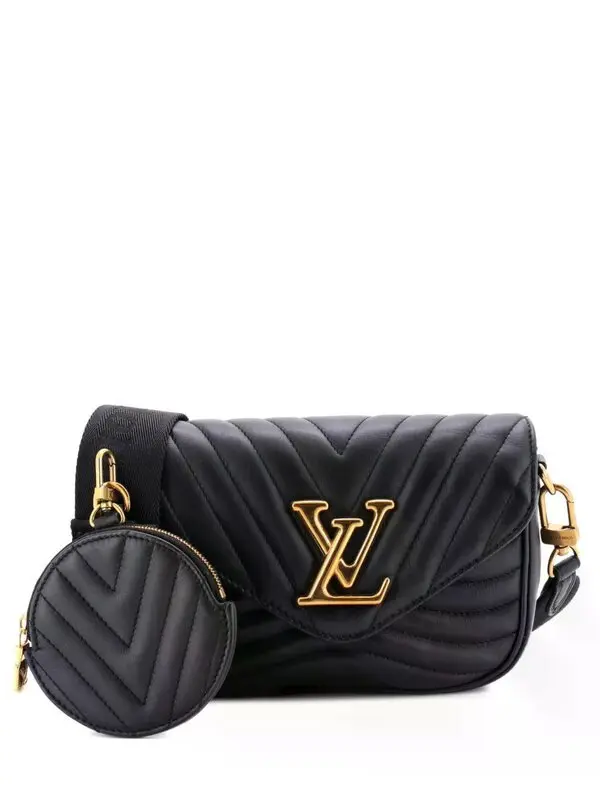 LOUIS VUITTON New Wave Multi Pochette Quilted Leather Crossbody Bag