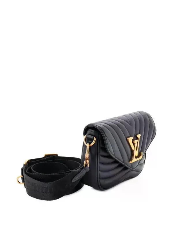 LOUIS VUITTON New Wave Multi Pochette Quilted Leather Crossbody Bag