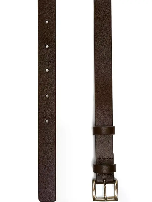 12 STOREEZ Square-buckle Leather Belt
