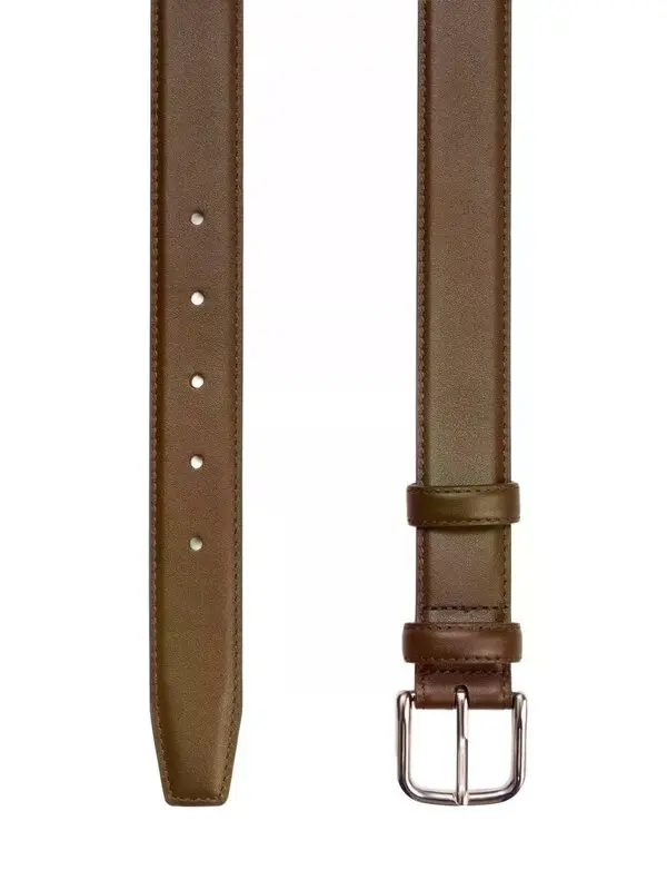 12 STOREEZ Square Buckle Leather Belt