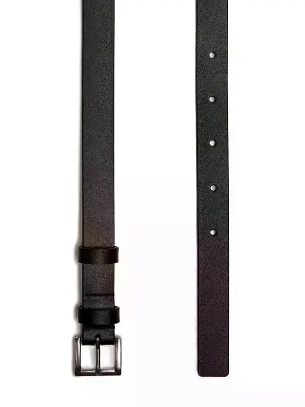 12 STOREEZ Square-buckle Leather Belt