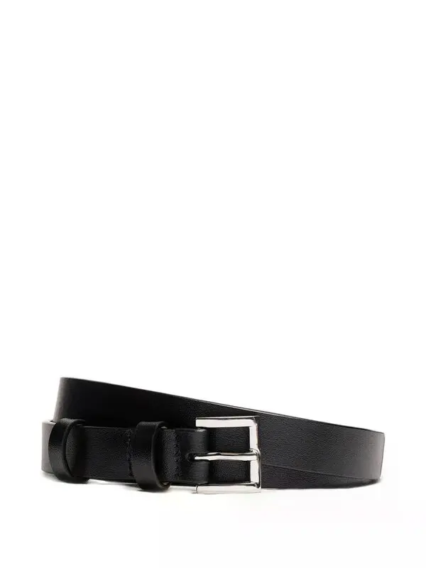 12 STOREEZ Square-buckle Leather Belt