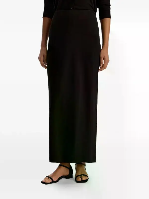 12 STOREEZ Side-slit Maxi Skirt