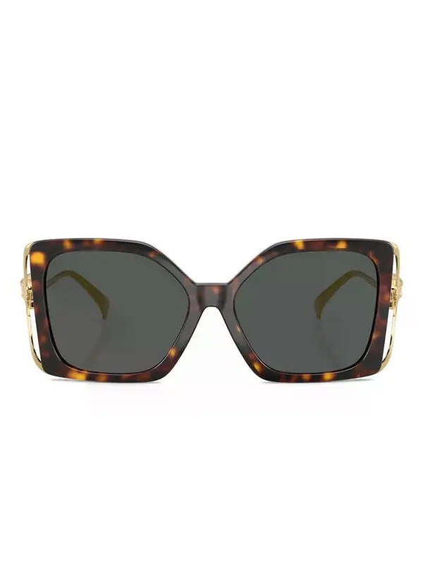 Versace Butterfly-frame Sunglasses - Brown