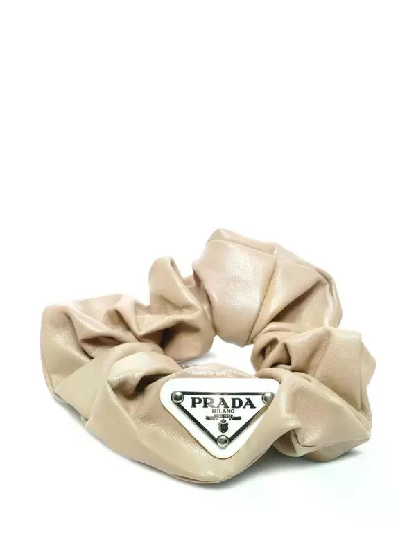 Prada Triangle-logo Scrunchie