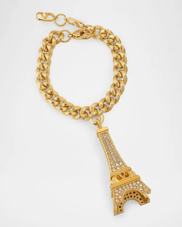 Valentino Garavani Chez Eiffel Tower Bracelet - Gold