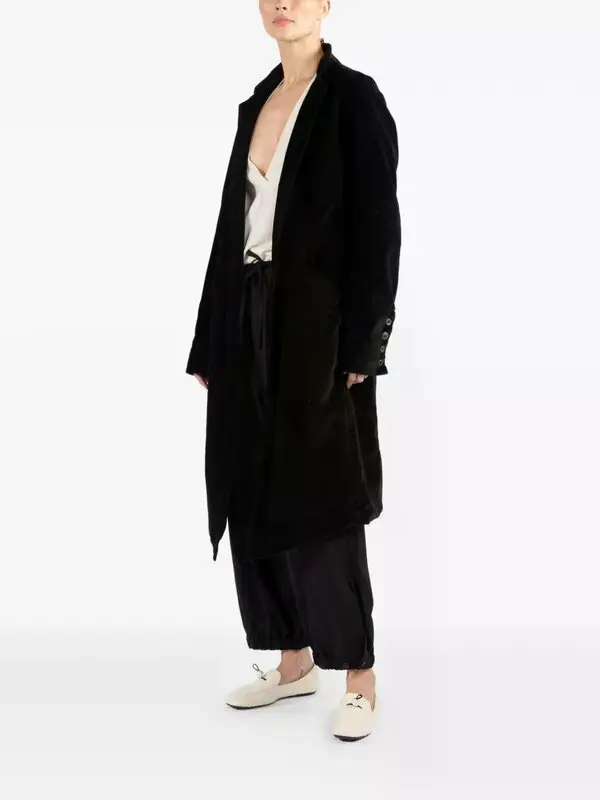 GREG LAUREN Button-embellished Oversized Coat