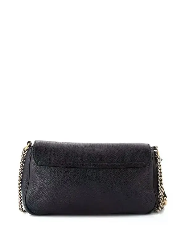Gucci Soho Chain Leather Medium Crossbody Bag - Black