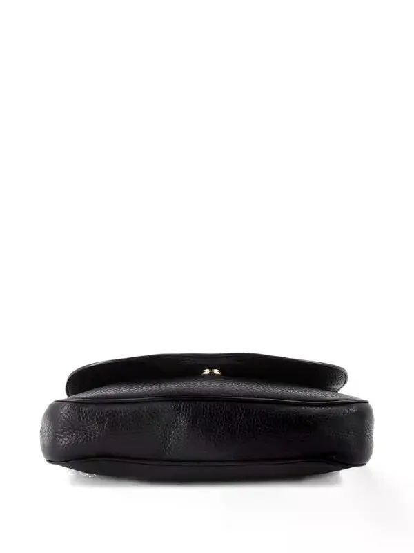 Gucci Soho Chain Leather Medium Crossbody Bag - Black