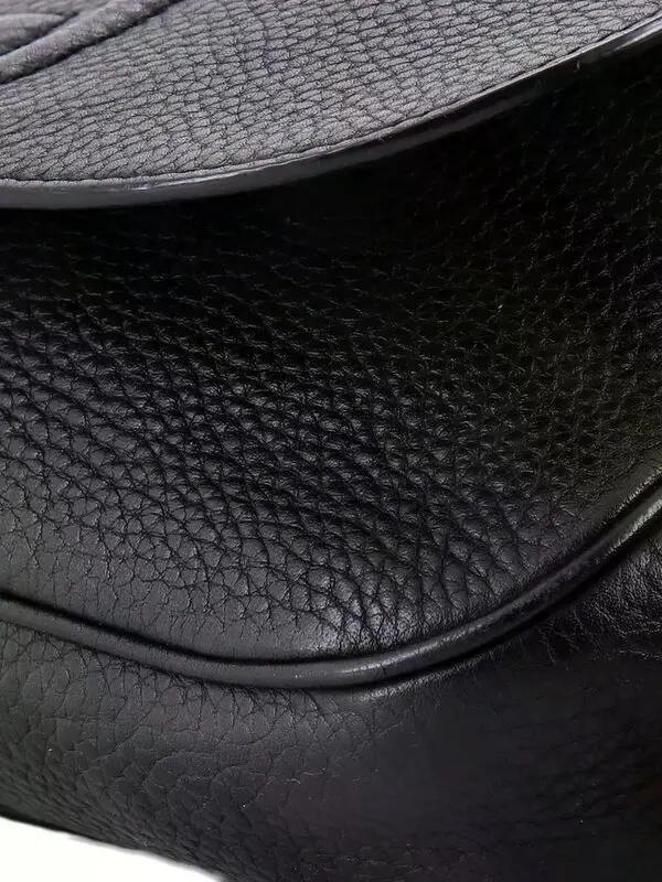 Gucci Soho Chain Leather Medium Crossbody Bag - Black