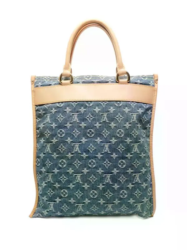 LOUIS VUITTON Monogram Denim Tote Bag