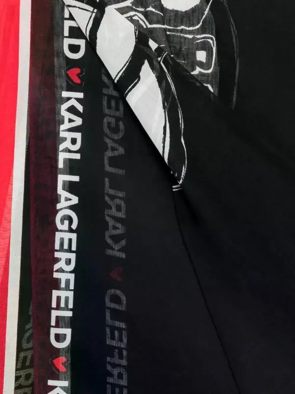 Karl Lagerfeld Logo-print Scarf