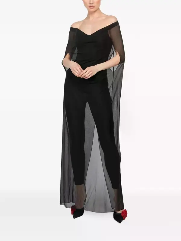 Brandon Maxwell Samira Off-shoulder Jumpsuit - Black