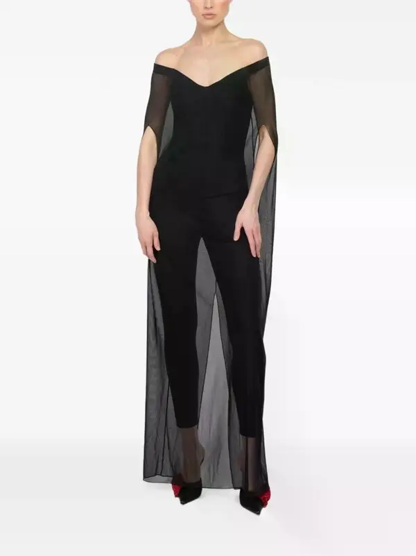 Brandon Maxwell Samira Off-shoulder Jumpsuit