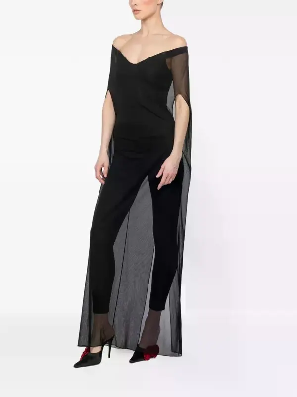 Brandon Maxwell Samira Off-shoulder Jumpsuit