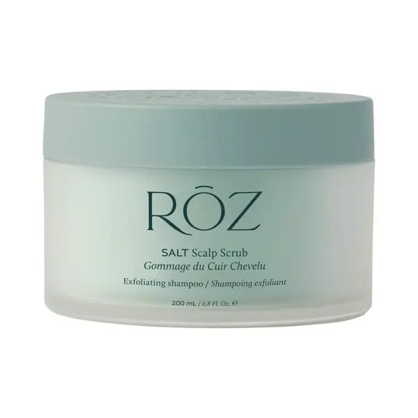 ROZ Salt Scalp Scrub Exfoliating Detox Shampoo With Aha & Bha - One-color