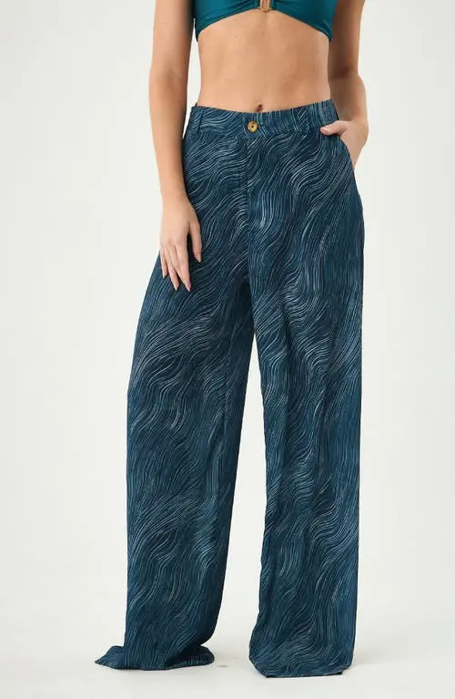 BOAMAR Naomi Print Wide-leg Pants