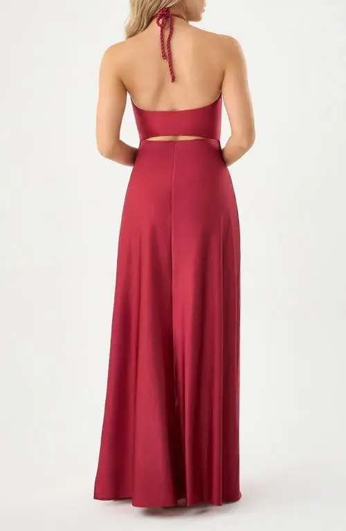 BOAMAR Dasha Halter Cover-up Maxi Dress