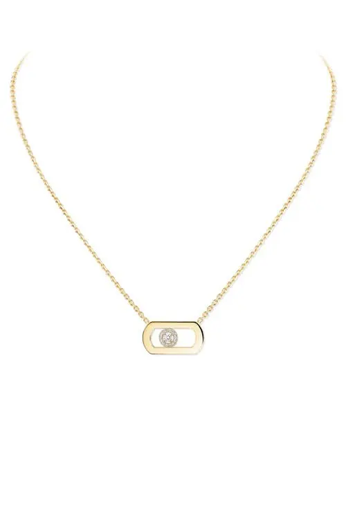 Messika So Move Pendant Necklace - Yellow Gold