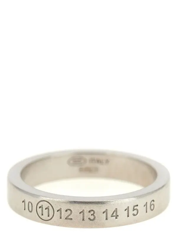 MAISON MARGIELA Number Reference Ring - Silver
