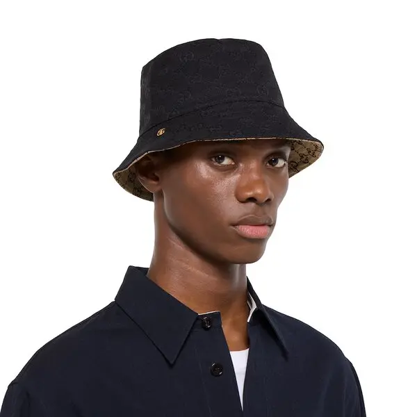 Gucci Reversible Gg Canvas Bucket Hat