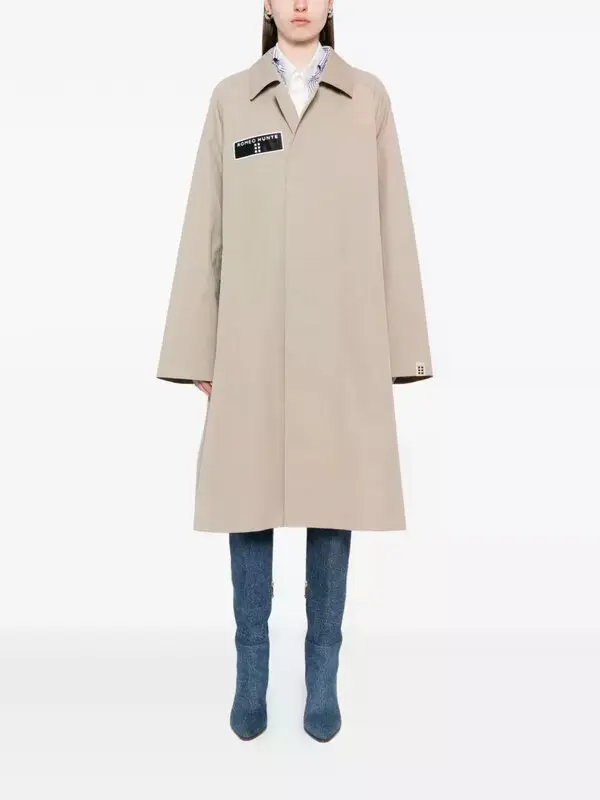 ROMEO HUNTE Logo-patch Coat