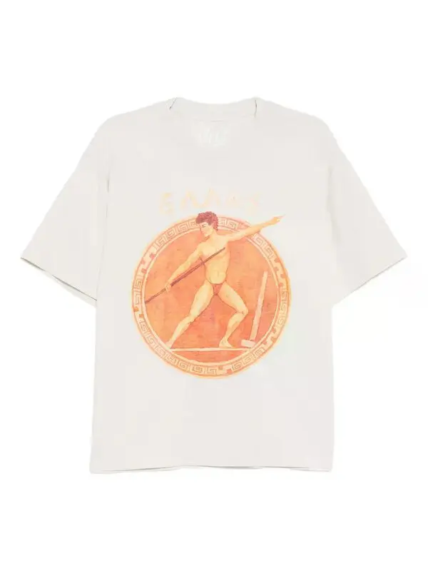 MELT Graphic-print T-shirt - Neutrals