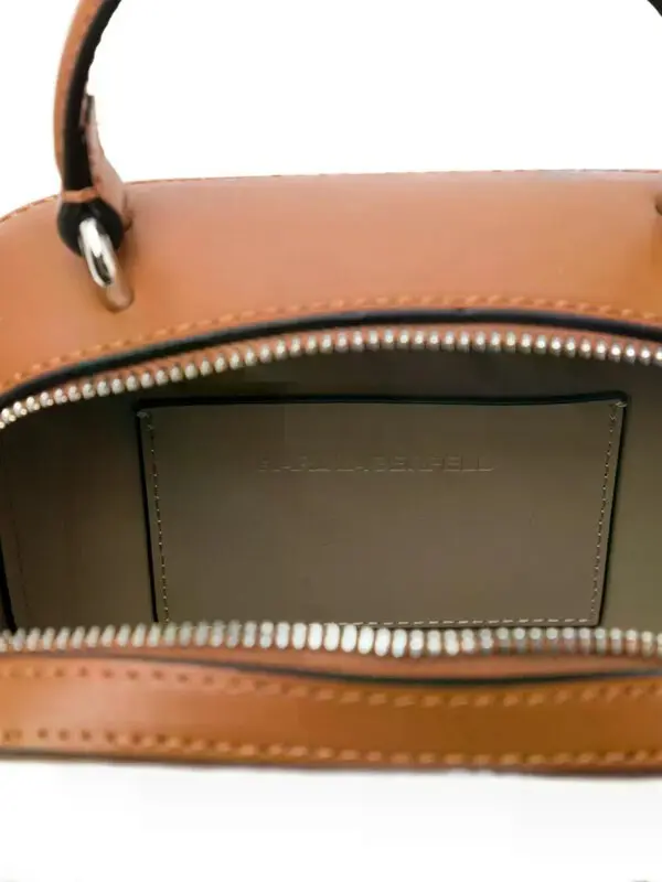 Karl Lagerfeld K/circle Perforated Mini Bag