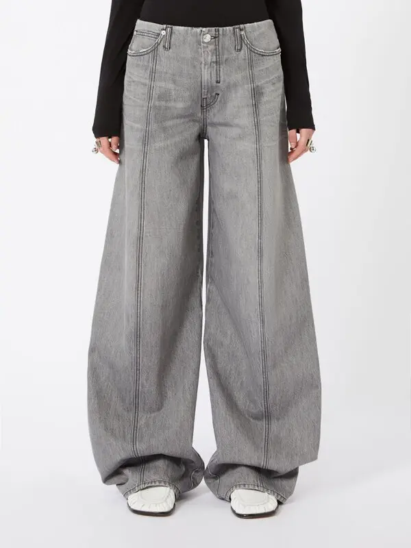 Max Mara Oversized Denim Trousers