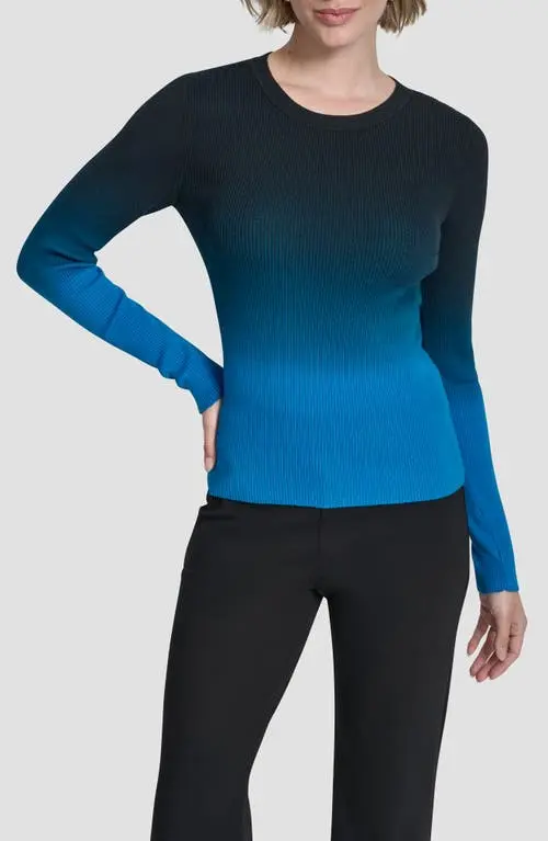 Dkny Dip-dyed Ribbed Sweater