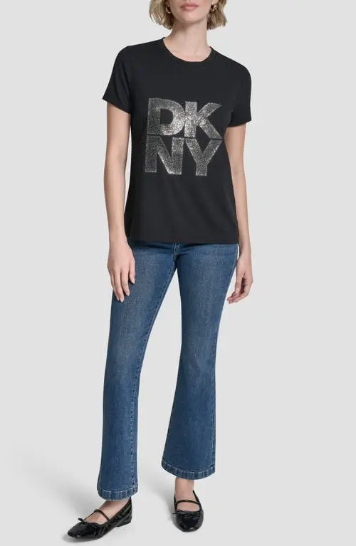 Dkny Logo Graphic T-shirt - Black