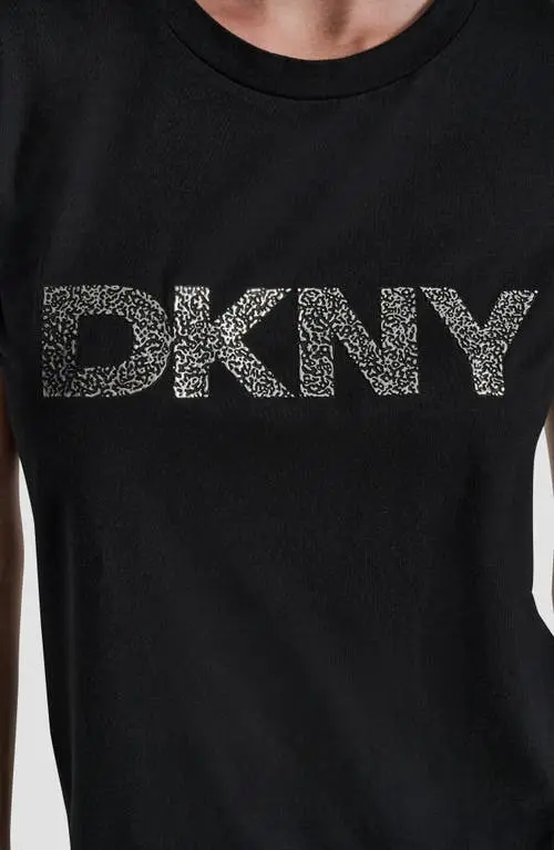 Dkny Logo Graphic T-shirt - Black