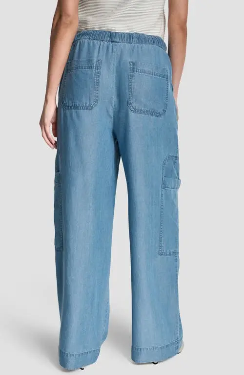 Dkny Denim Drawstring Cargo Pants