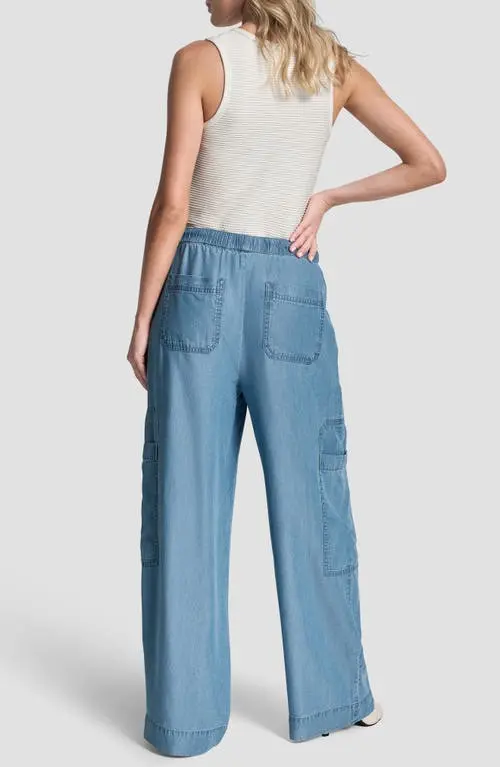 Dkny Denim Drawstring Cargo Pants